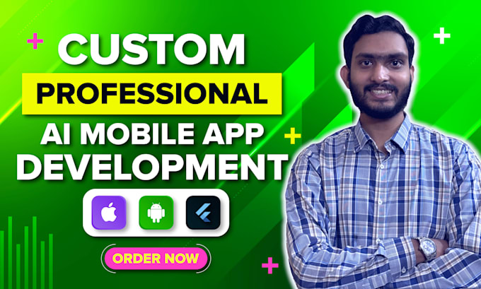 Do ai mobile app development android ios app ai app ai saas as flutter developer by Bilal ...