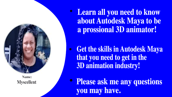Teach you 3d animation in autodesk maya by Myscellent | Fiverr
