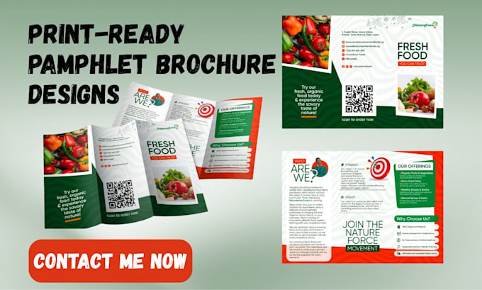 Design pamphlet corporate brochure design annual report digital menu ...