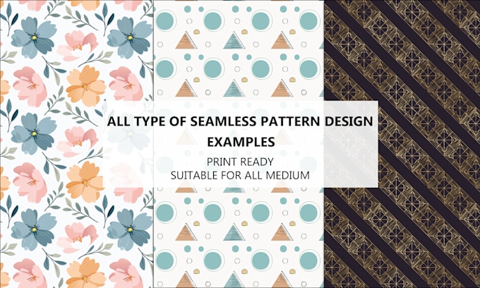 Seamless pattern, pattern design, sewing pattern by Muhammadpearl | Fiverr
