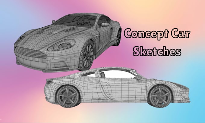 Create 3d cad rendering, concept car design, sketches, and realistic 3d ...