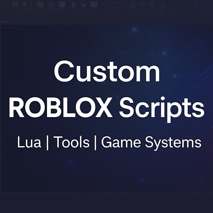 Create custom roblox scripts and gameplay systems by Reddev_ | Fiverr