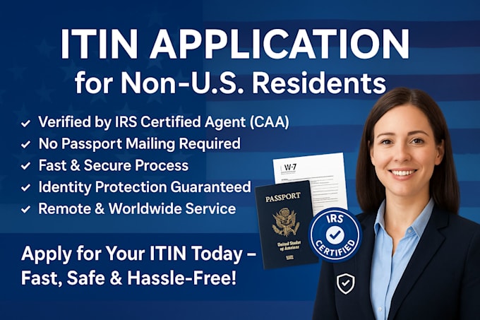 Apply for itin individual taxpayer number as an irs caa by Davina_simp ...