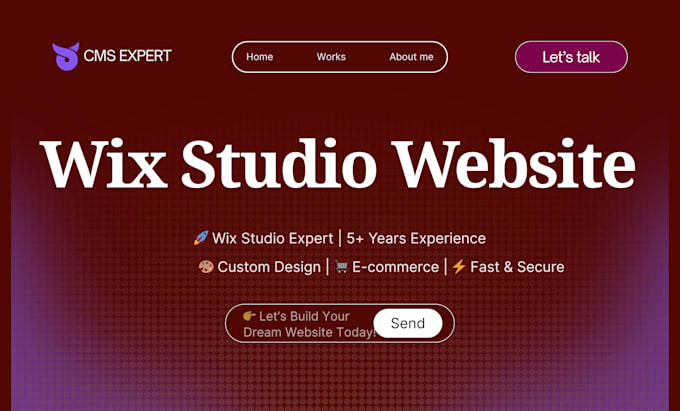 Develop wix studio website, professional modern wix website by Tareksm ...