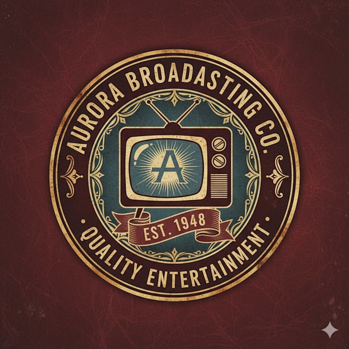 Design vintage tv company logo by Preston_ernst | Fiverr