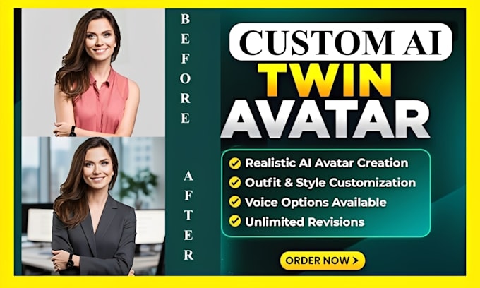 Create custom ai twin ultra realistic ai avatar video influencer for ...