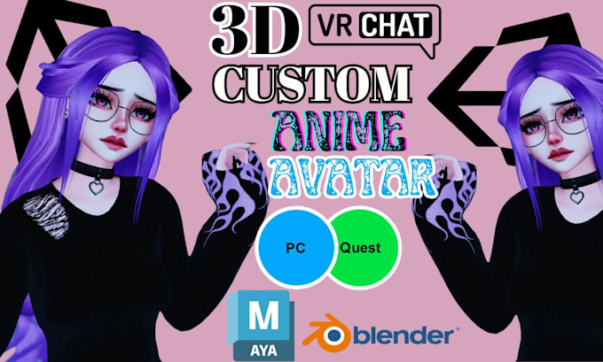 Create custom vrchat avatar vrc avatar, vr character, nsfw, furry avi ...
