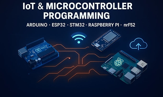 Iot project development with stm32, nrf52, esp32, raspberry pi and ...