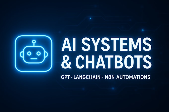 Build custom ai systems, llm automations, and chatbots with gpt, langchain, n8n by ...