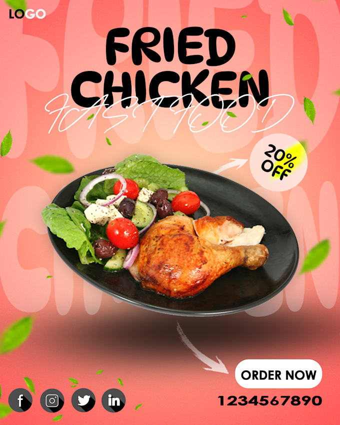 Design food poster to boost your restaurant or cafe sales by ...