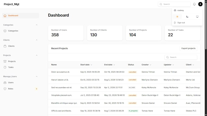 Create custom laravel admin dashboard with filament by Ssemamb45 | Fiverr