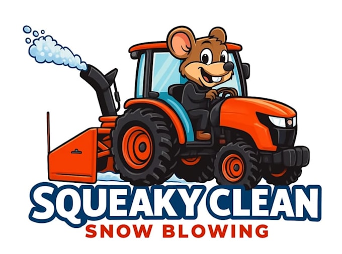 Design incredible snow plow tractor logo by Virginie_doley | Fiverr