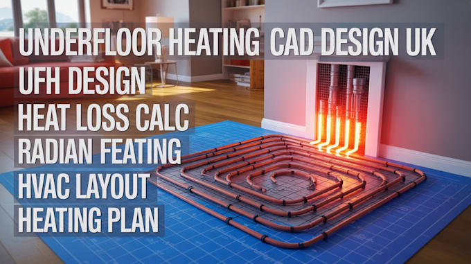 Underfloor heating cad design uk, heat loss calc,radiant floor plan by ...