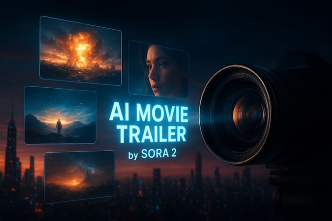 Create a cinematic ai movie trailer using sora 2 and advanced ...