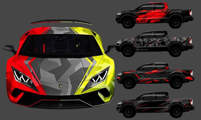 Do vehicle sport cars wrap truck pickup trailer van bus motorcycle taxi ...