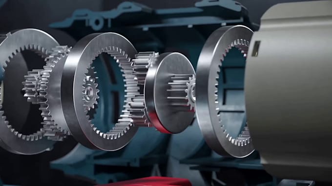 Mechanical product development engine gears industrial design 3d cad ...
