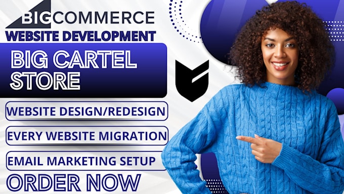 Redesign bigcommerce store design bigcommerce website, big cartel setup ...