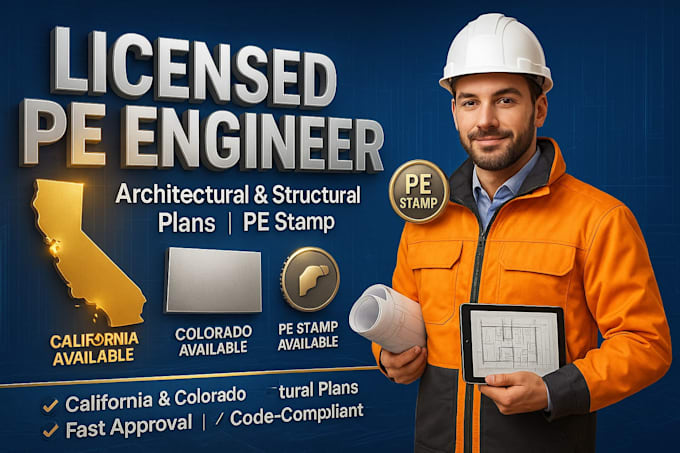 License architect, structural engineer, pe stamp in california ...