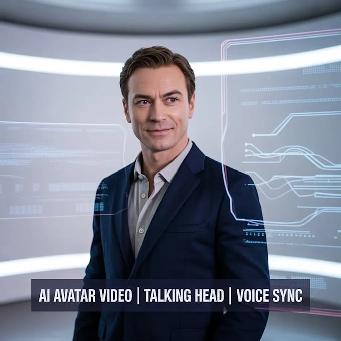 Create realistic ai avatar videos for talking head, promo, ai talking avatar by Mattt_austin ...