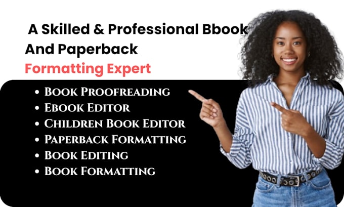 Proofread, edit, and design the copy for your book, story by Jaqscott ...