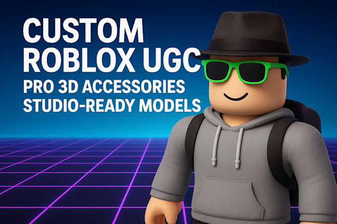 Design stunning roblox ugc accessories by Hamark54 | Fiverr