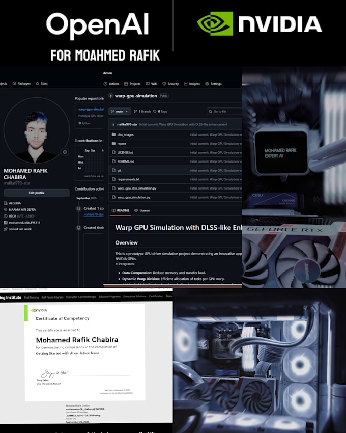 Develop and optimize gpu ai systems using cuda, and python by Mohamed_rafik17 | Fiverr