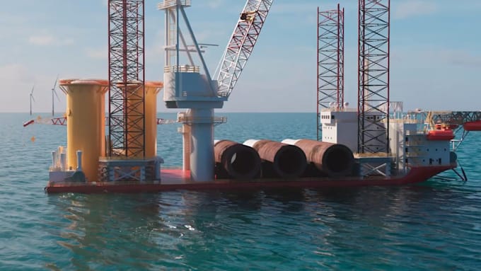 3d industrial video subsea animation offshore wind 3d marine ...