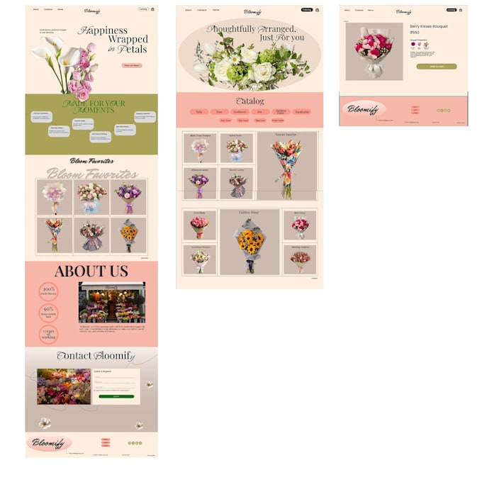 Create professional landing page, web page on figma by Kashish721 | Fiverr