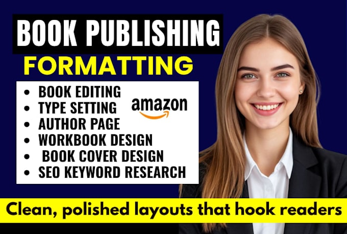 Publish book on amazon kdp, kindle book formatting book cover design ...
