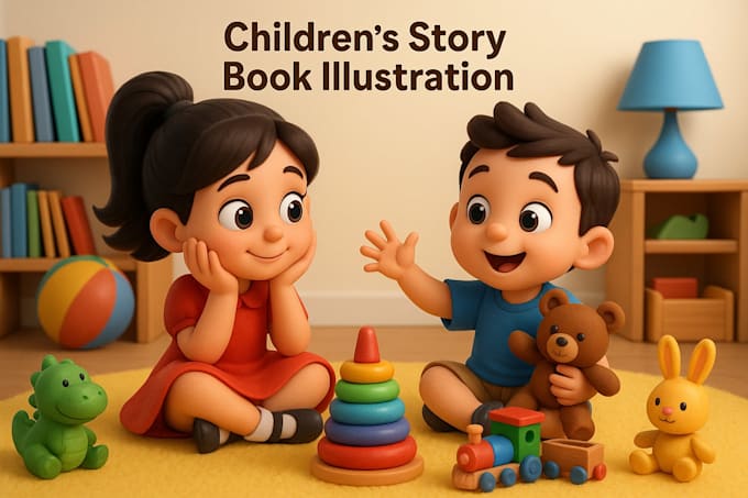 Children story book illustration, children story book illustration by ...