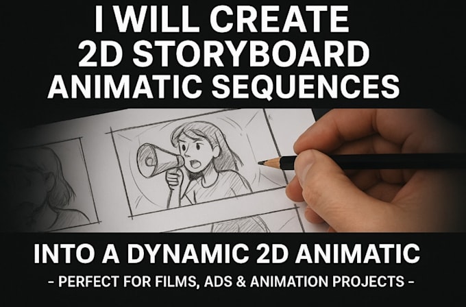 Create 2d storyboard animatic sequences into a dynamic 2d animatic by Z ...