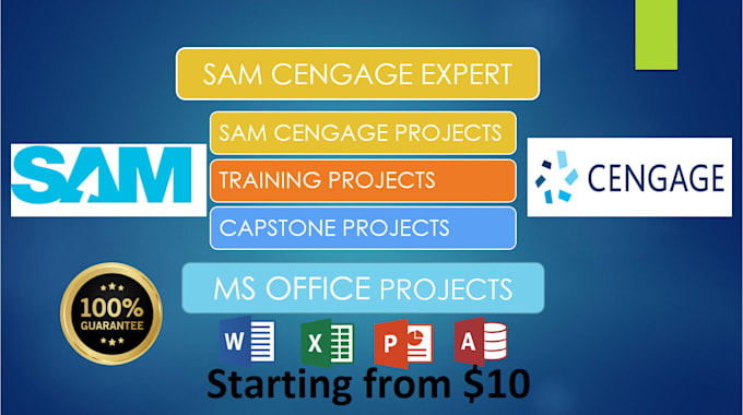 Ms office sam cengage excel ppt access word cisco projects by ...