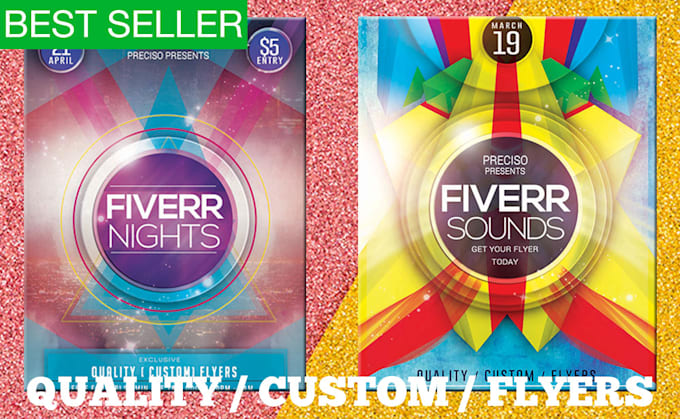 Design a stunning colourful club party flyer by Preciso | Fiverr