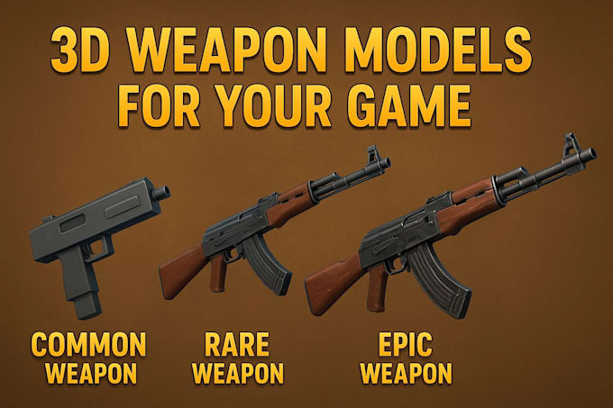 Make 3d model weapon asset for your roblox game by Isaiahboss1 | Fiverr