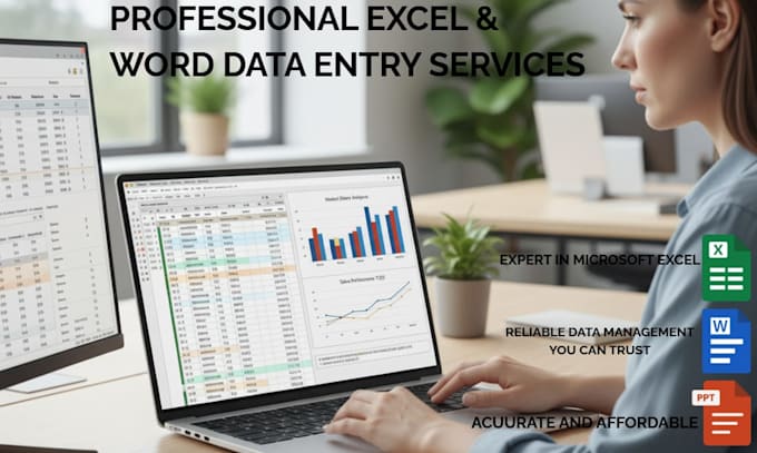 Professional excel, ms word and ms office work, data analytics by ...