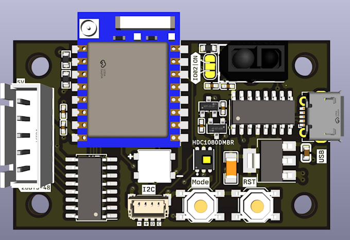 Do pcb design, pcb layout, circuit design, esp32, stm32, esp8266, mqtt ...