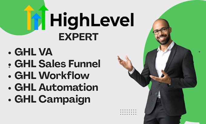 Setup ghl va ghl sales funnel ghl workflow ghl automation ghl campaigns ...