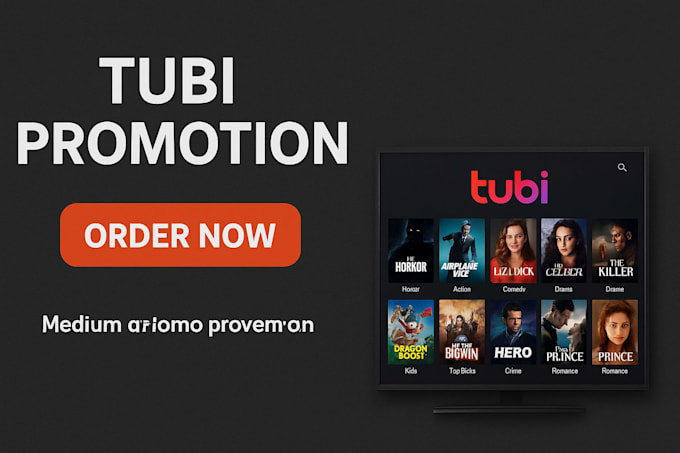 Tubi ranking promotion, movies viewers campaign, tubi video marketing ...