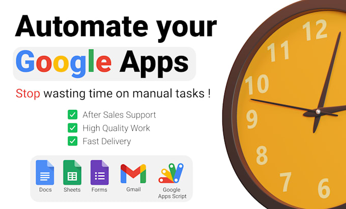 Automate google sheets via apps script by Perfectiv | Fiverr