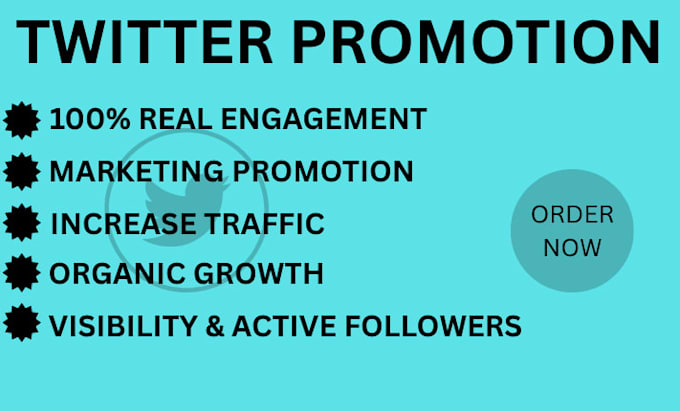 Promote and grow your twitter engagement with real organic audience by ...