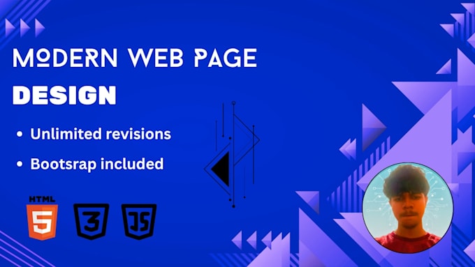 Design a responsive landing page to showcase your work by Ansilnizar | Fiverr