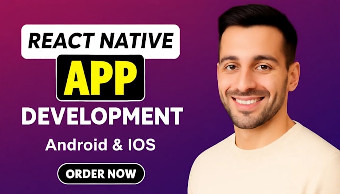 Develop android and ios mobile apps using react native expo by ...