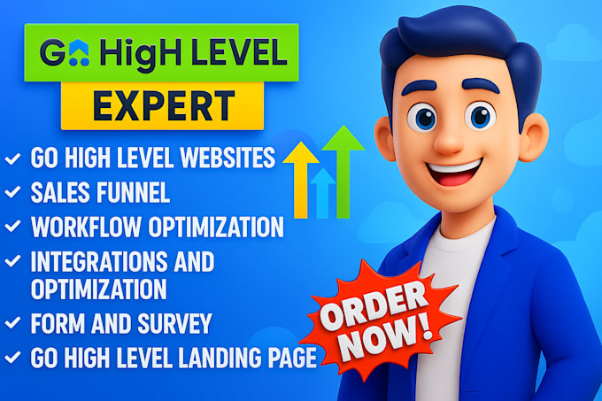 Build gohighlevel website, sales funnel, automation, a2p 10dlc setup by ...