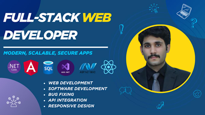 Be your full stack developer by Hasnain_salamat | Fiverr