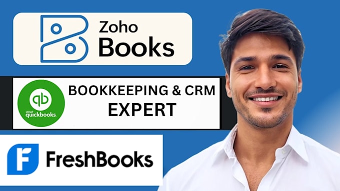 Manage bookkeeping setup zoho books quickbooks freshbooks xero zoho campaigns by Daniel_oliver65 ...
