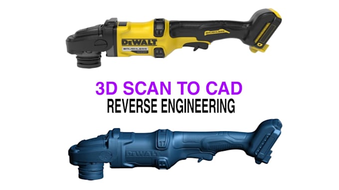 Do reverse engineering, 3d cad modeling, 3d scan design, solidworks stl to step by Howardhenry2 ...