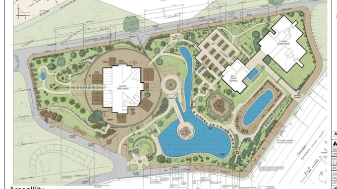 Design 2d site plan, site plan architect site plan landscape plan for ...