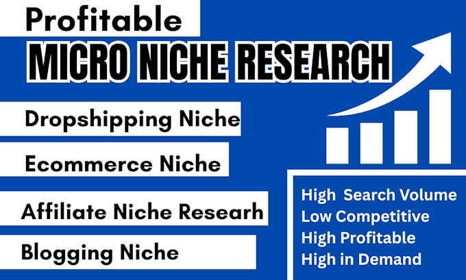 Do micro niche research, highly profitable and less competitive micro ...