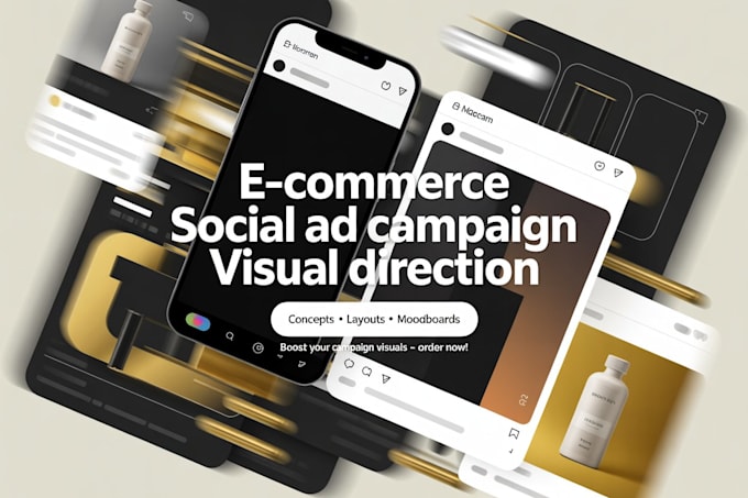 Design ecommerce social ad campaign, creative visual direction by ...