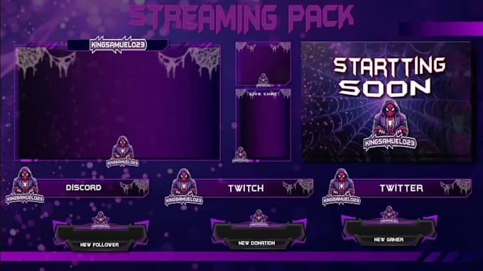 Create a custom stream overlay that matches your gaming or brand style ...